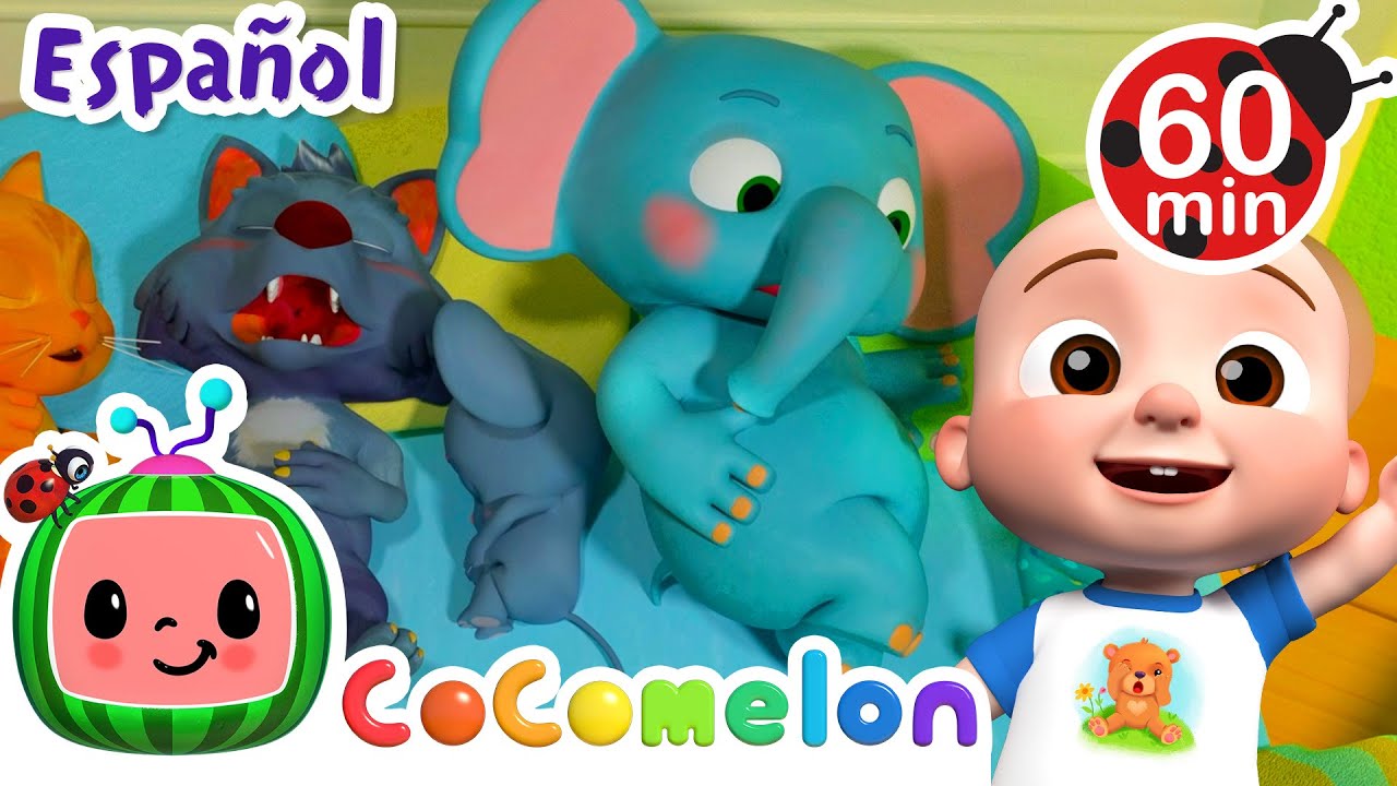 Diez en la Cama | 🍉 Cocomelon 📺 TV para niños 📺 Caricaturas, dibujos ...