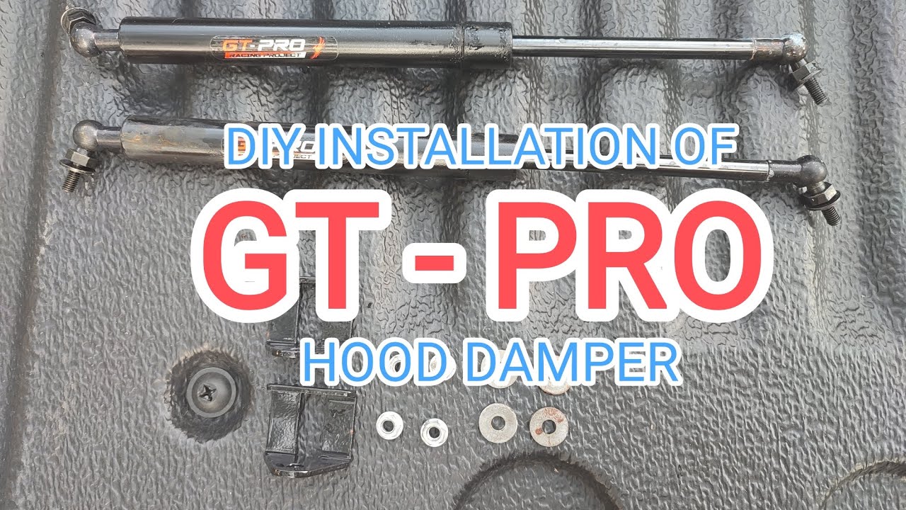 GT-PRO Hood Damper Install - YouTube
