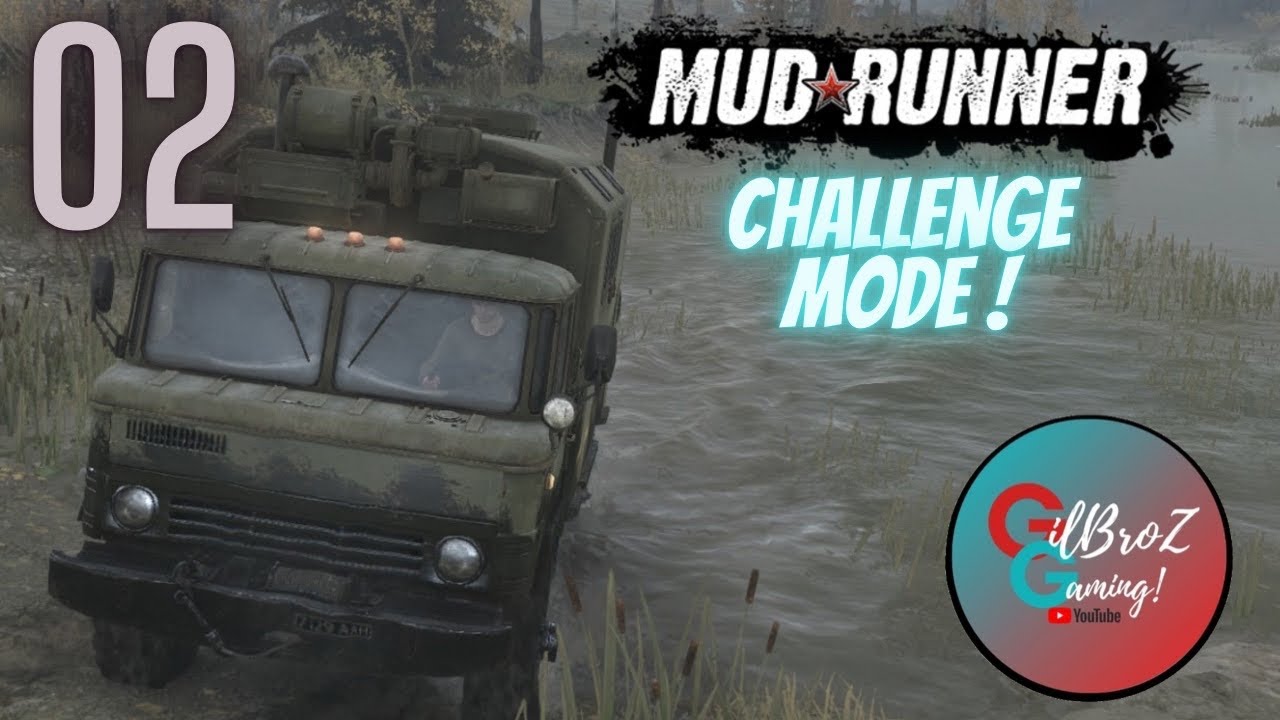 UP WE GO! - MudRunner | Challenge Mode | CHALLENGE 3 AND 4 - YouTube
