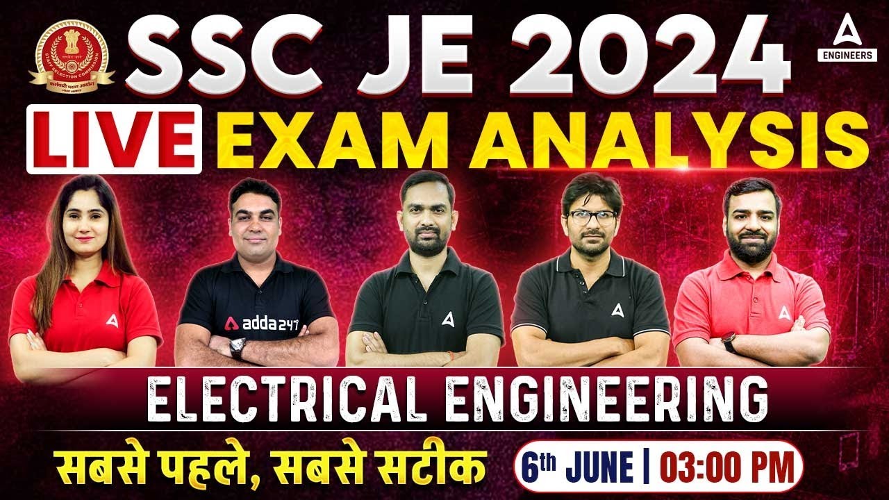 SSC JE Analysis 2024 Electrical Engineering SSC JE Exam Analysis ssc-je-analysis-2024-electrical-engineering-ssc-je-exam-analysis
