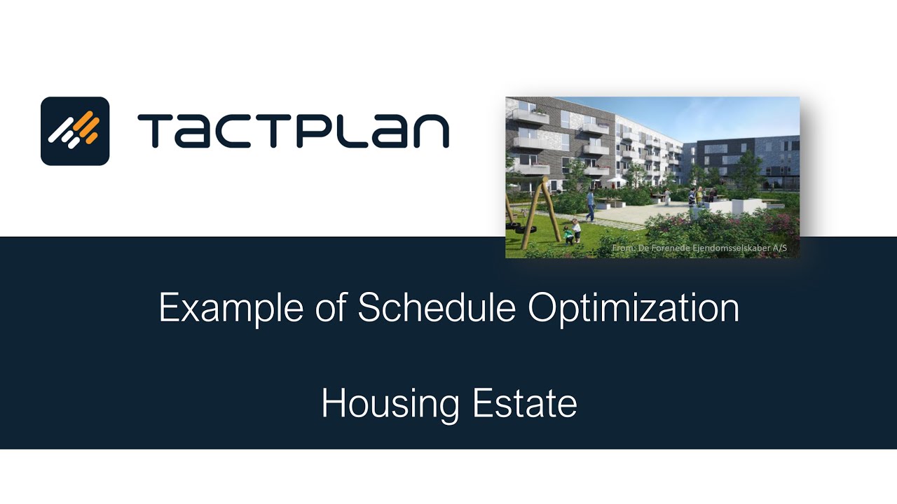 Short story of our Client - an example of schedule optimization in Tactplan - YouTube