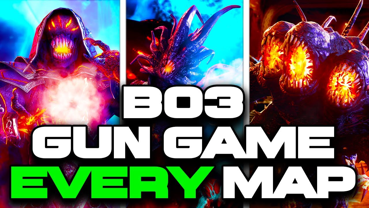 Beating a Gun Game on EVERY BO3 Zombies Map - YouTube