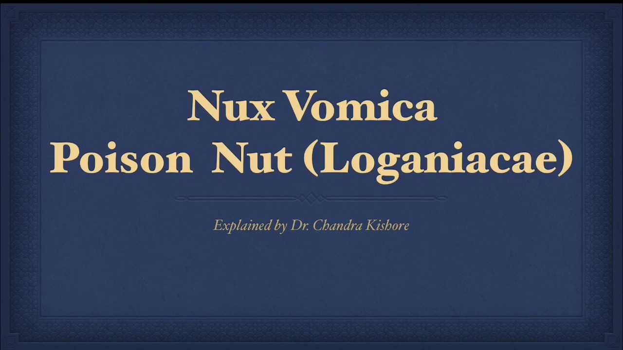 Allen’s Keynote || Nux Vomica || Well Explained - YouTube