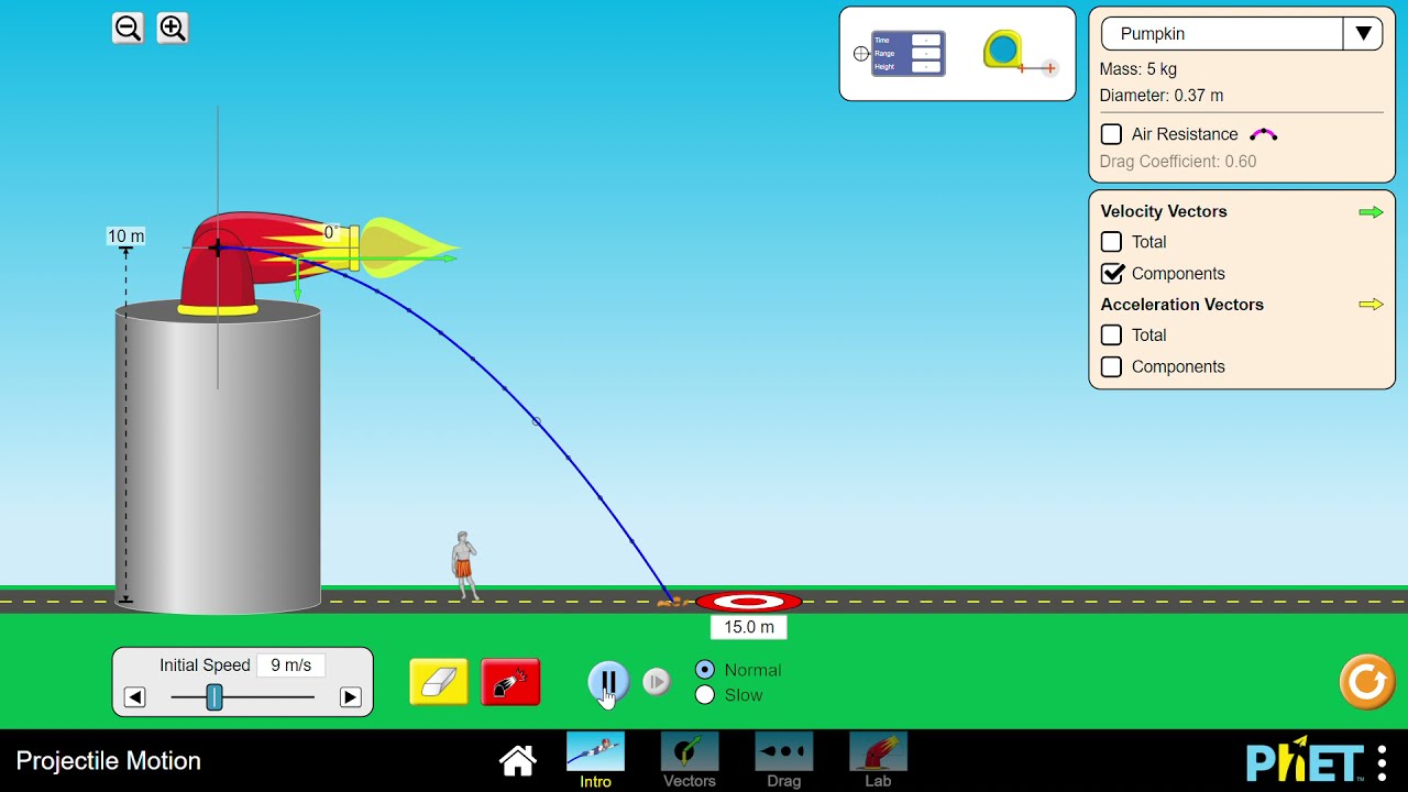11th Physics Unit 2_Kinematics_Projectile Motion Animation - YouTube