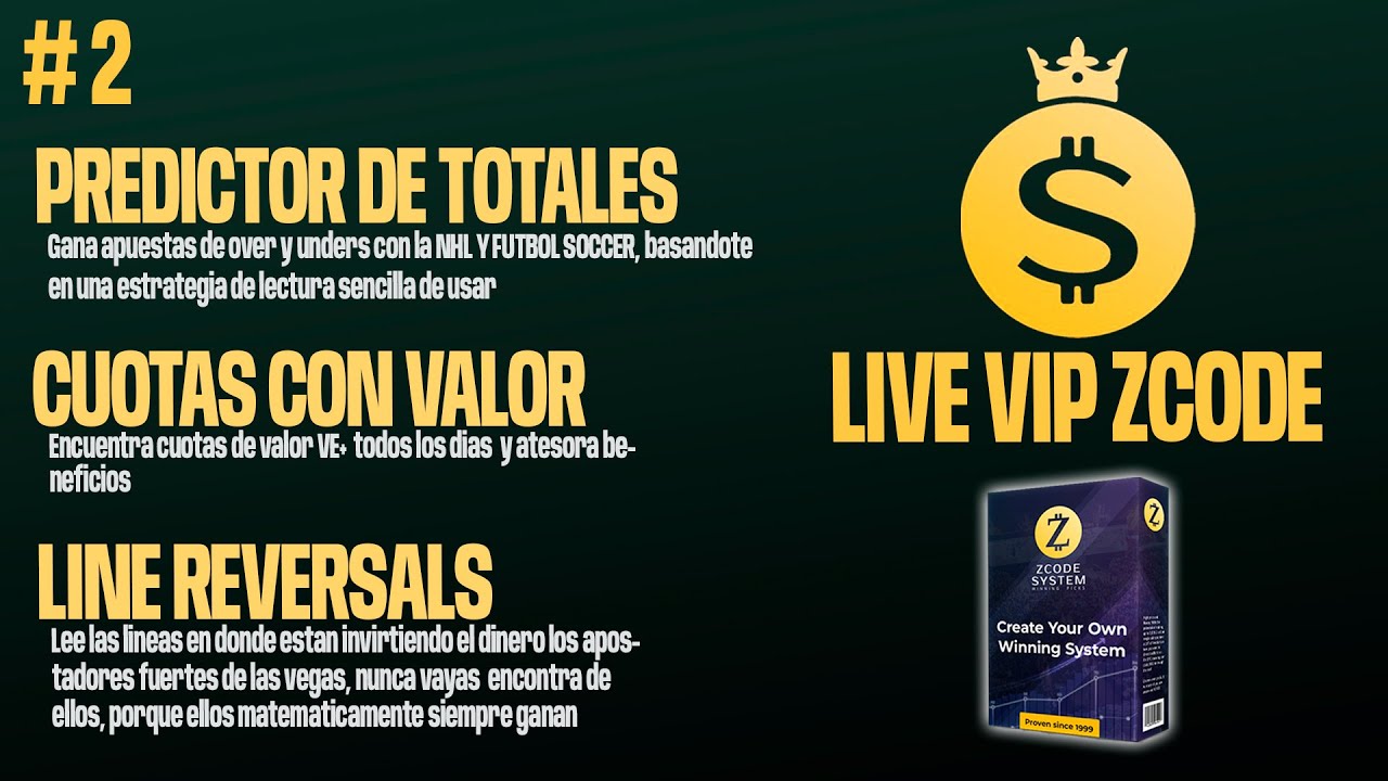 Zcode en VIVO 2 (Usando el predictor de totales +Line reversals) - YouTube