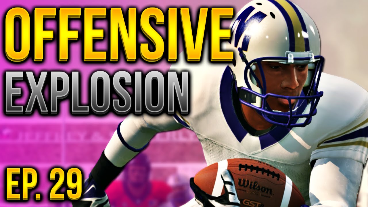 NCAA Football 16 Dynasty S2 - OFFENSIVE EXPLOSION! - YouTube