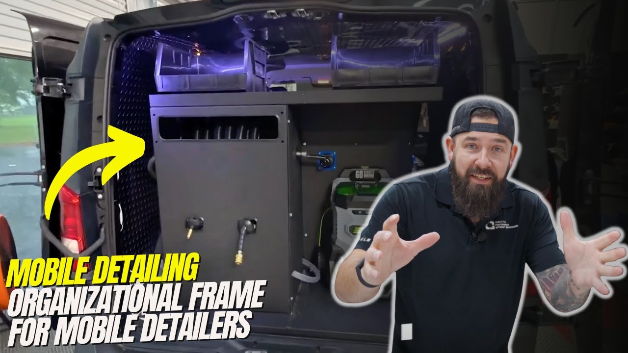 The Ultimate Mobile Detailing Setup! | Raldas Mobile Detailing Frame Overview - YouTube