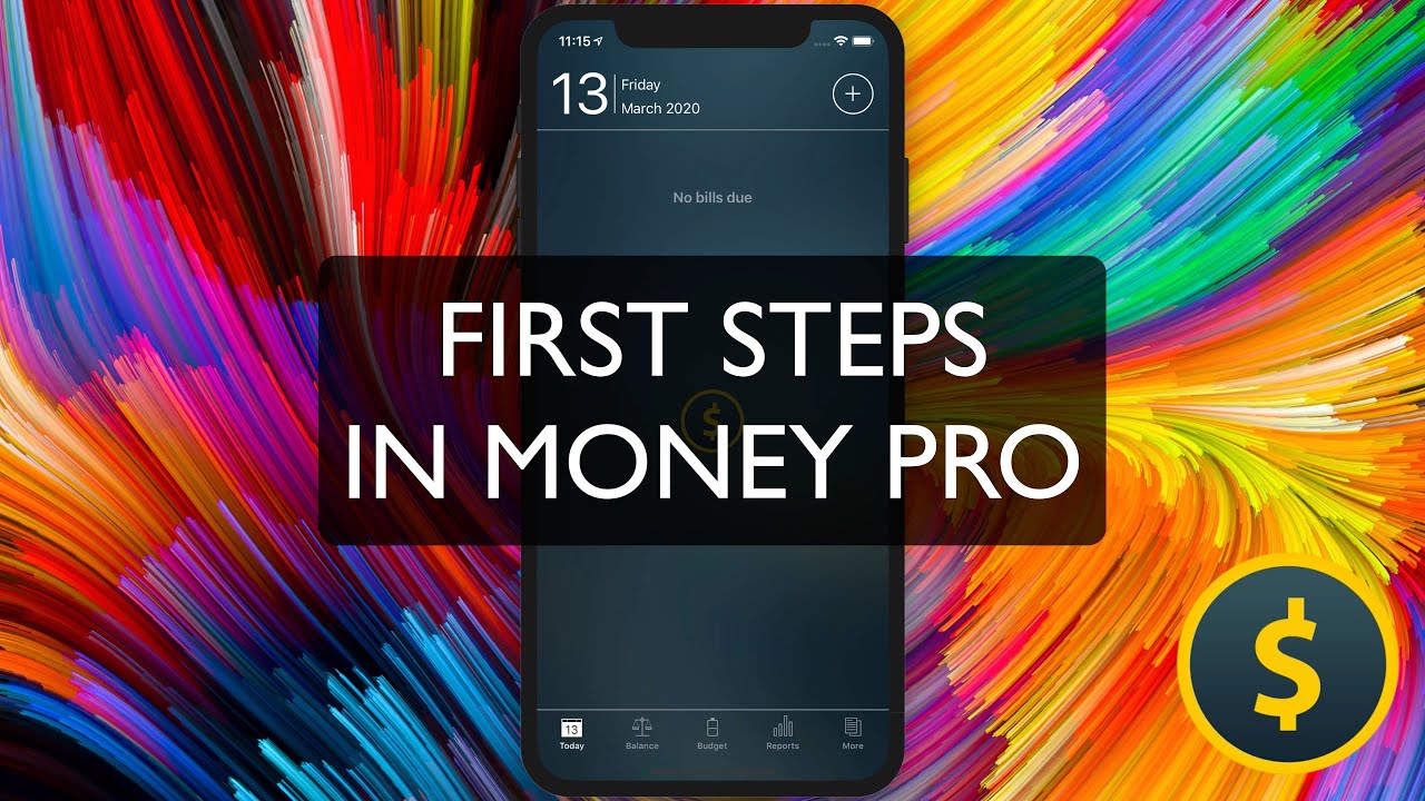 Money Pro. BUDGET PLANNER & EXPENSE TRACKER App. Tutorial 1: First ...