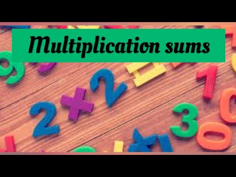Multiplication sums for grade 3/ Raji Sudeep - YouTube