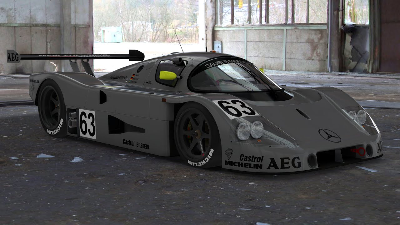 Sauber Mercedes-Benz C9 - The Caged Beast - YouTube