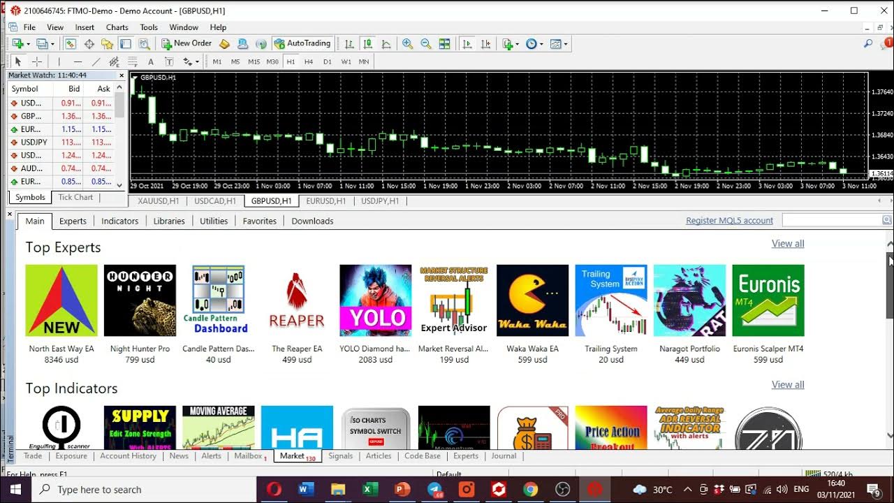 Cara instal Metatrader 4 di PC dan pengenalan fitur Metatrader 4 - YouTube