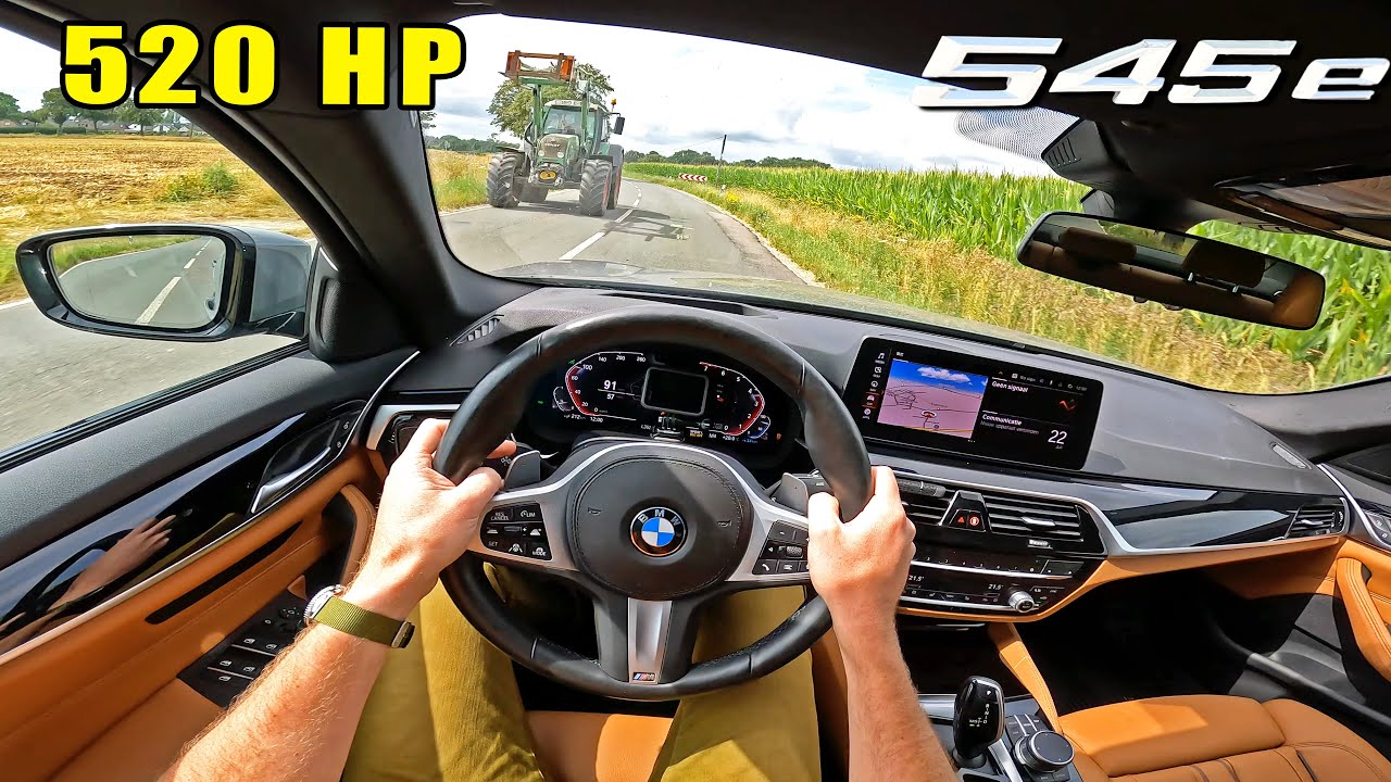 520HP BMW 5 Series G30 LCI 545e STAGE 1 *DECAT EXHAUST* POV Test Drive ...