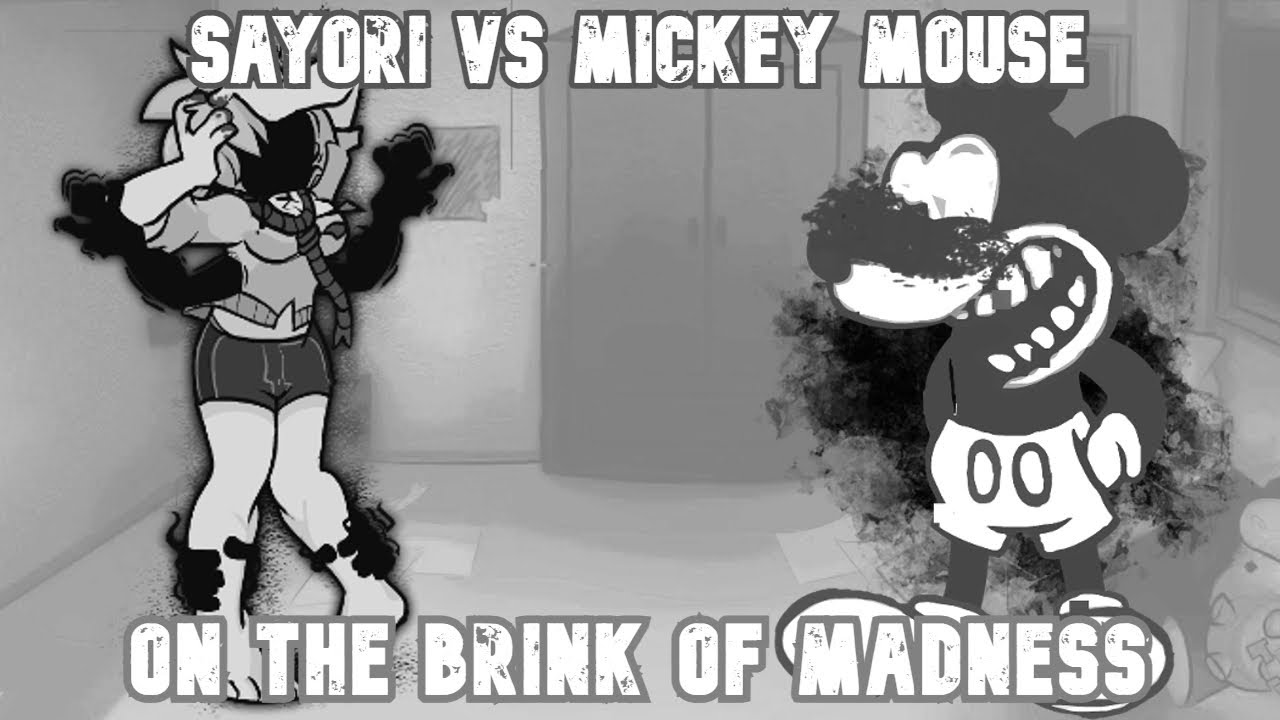 FNF | Battle!! Sayori VS Mickey Mouse | Mods/Hard/DDLC/Cover/Sing ...
