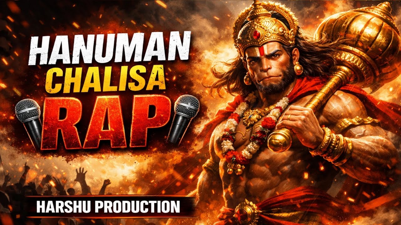 Hanuman Chalisa Rap | Powerful Devotional Rap Song 🔥 | HARSHU ...