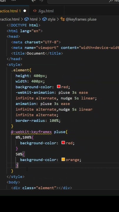 Elements Animation In Css Html Short Video Learn Html Htmlcss Programingtutorial