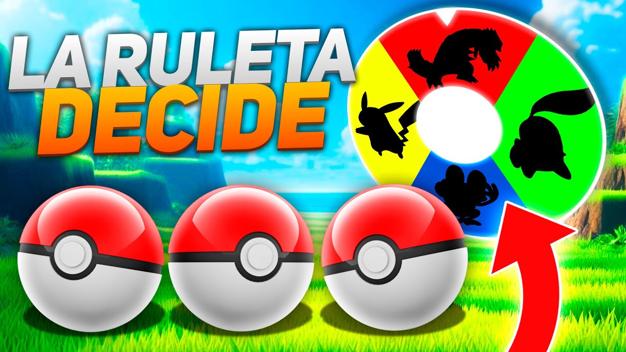 ¡ELIGIENDO POKÉMON INICIALES PERO la RULETA DECIDE mi EQUIPO! 😱 - YouTube