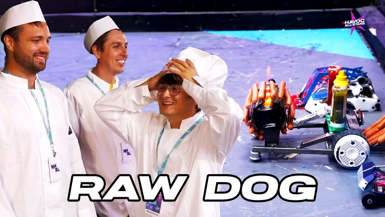 Osman, Michael Reeves & Backyard Scientist make a hot dog robot - YouTube