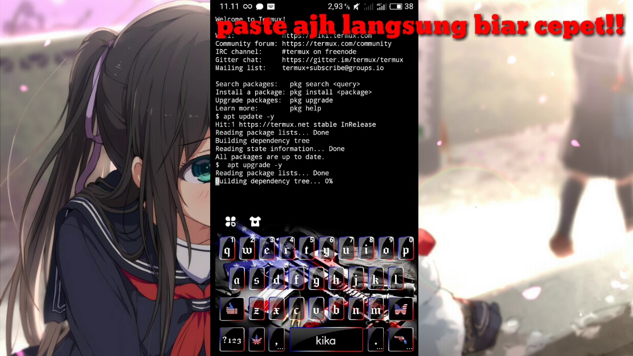 TERBARU!! Cara spam Wa via termux - YouTube
