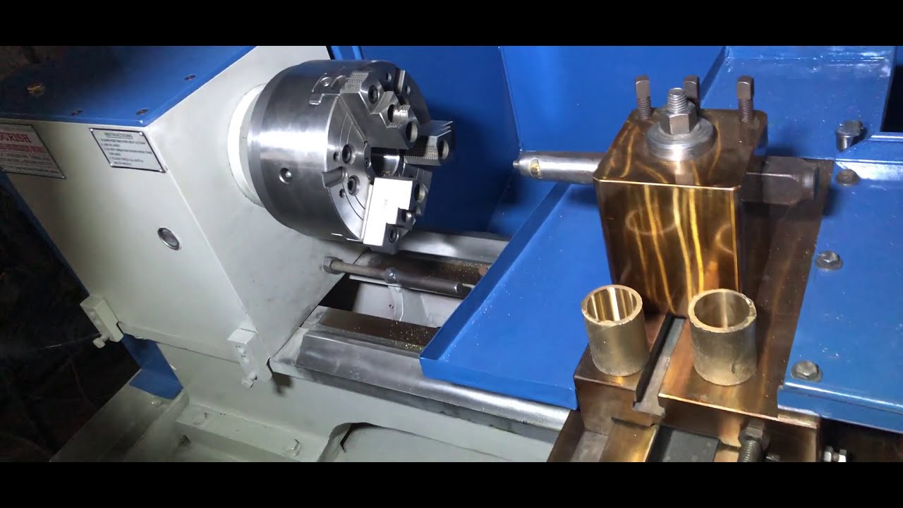 Automatic Brass Bush Boring Machine - YouTube