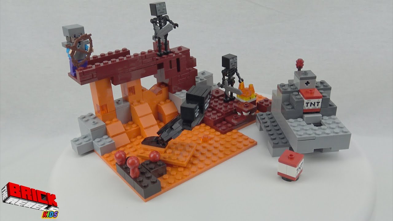 Lego Minecraft 21126 The Wither - Speed Build - YouTube