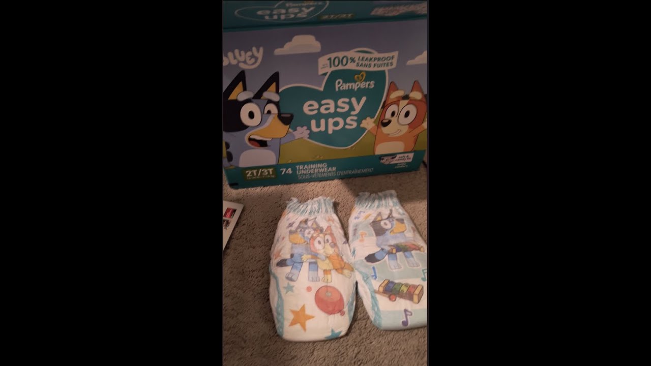 Reviewing The New 2t 3t Bluey Easy Ups Youtube