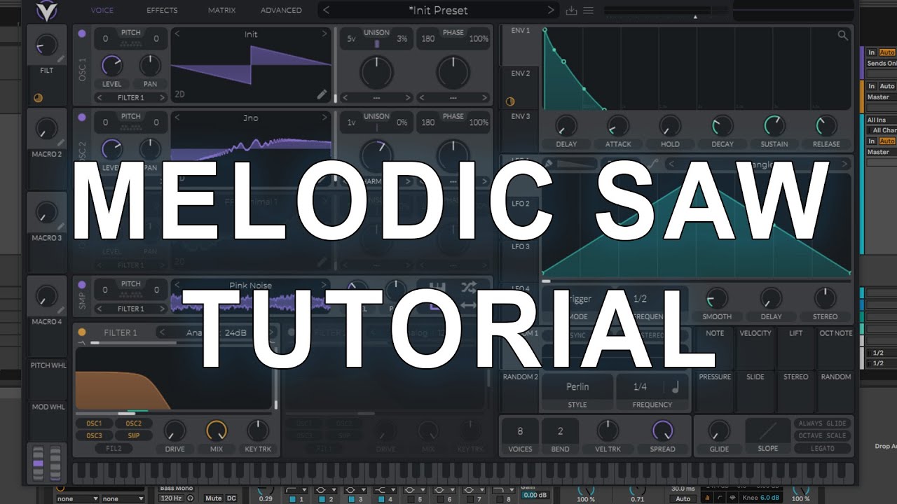 HOW TO: Melodic House Saw Lead | Pluck [VITAL] - YouTube