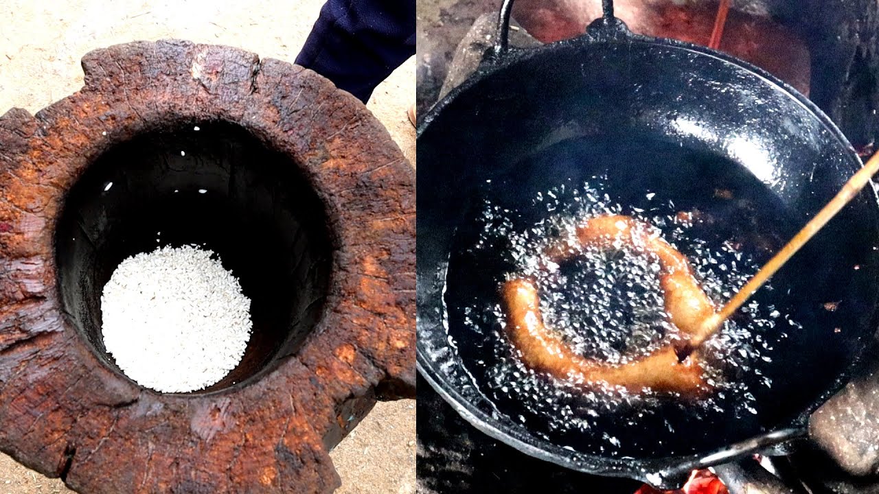 SelRoti ( Round Bread ) in the village || Nepali village life & natural ...
