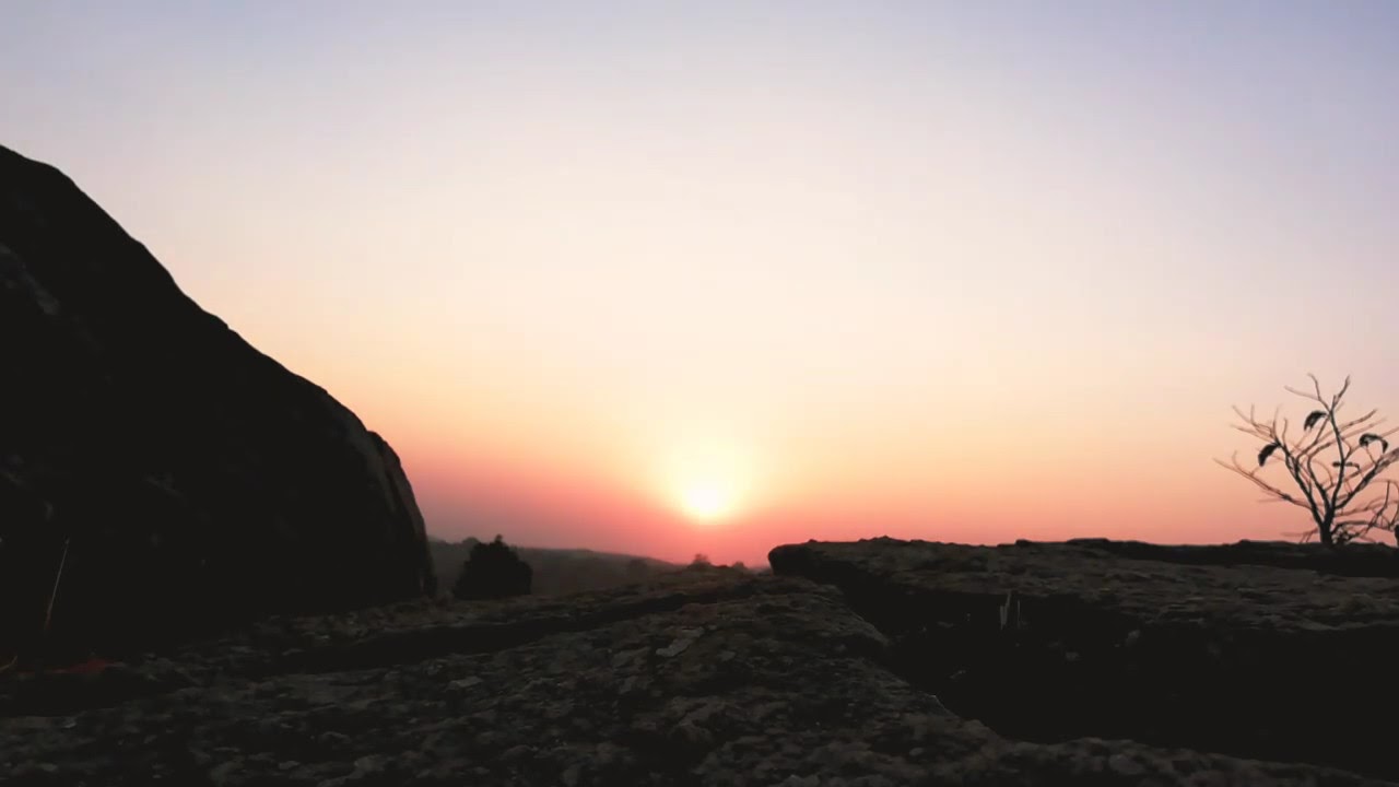 Beautiful sunset viewed from Mayur Pahar-Purulia - YouTube