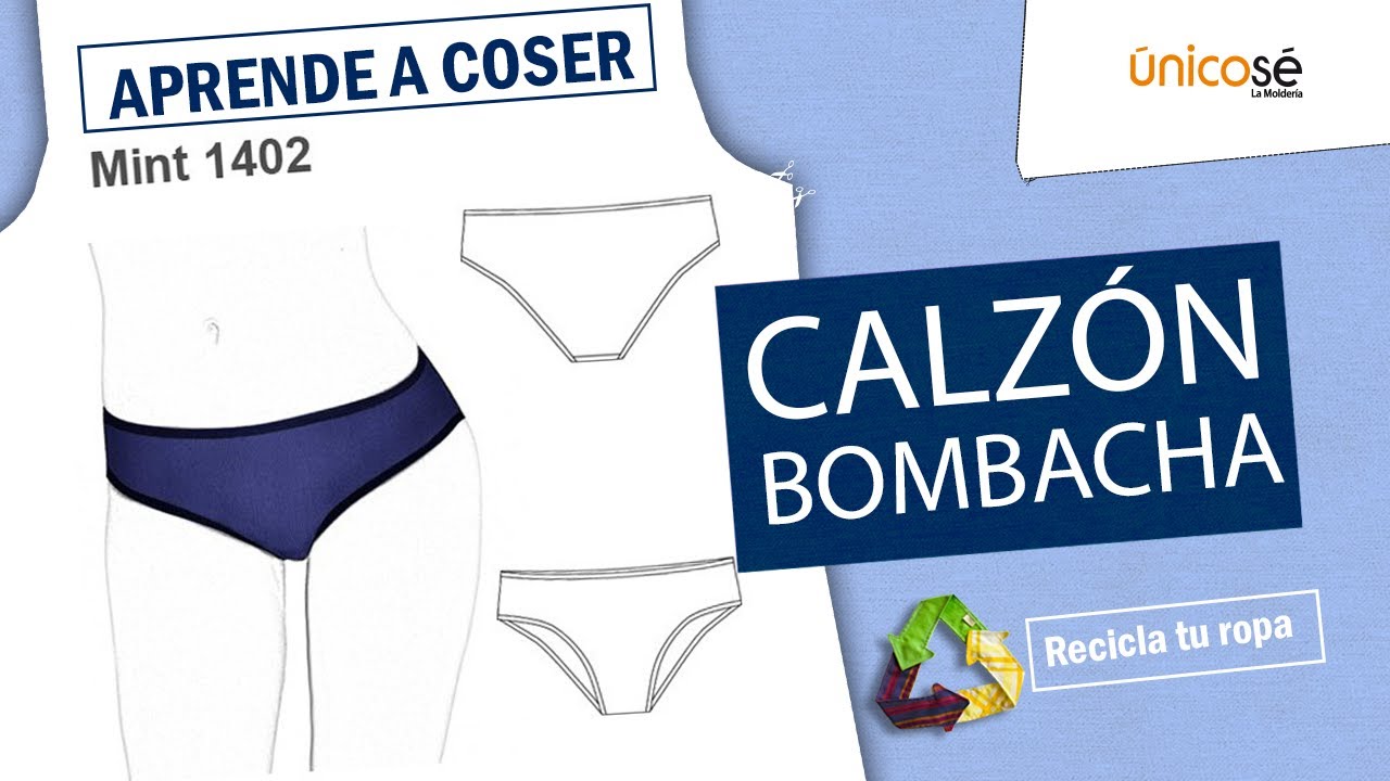 DIY COSTURA: Molde / Patrón Bombacha o Calzón 1402. RECICLANDO REMERA ...