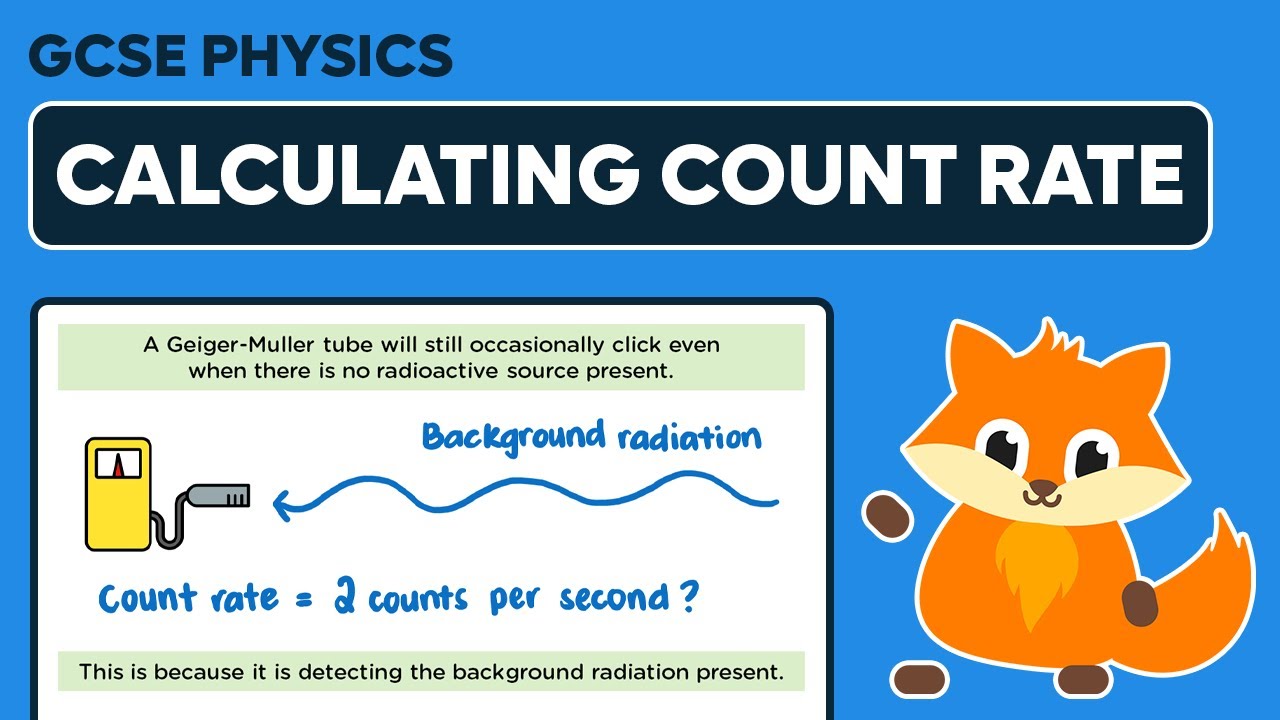 Background Radiation & Count Rate Worked Example - GCSE Physics - YouTube