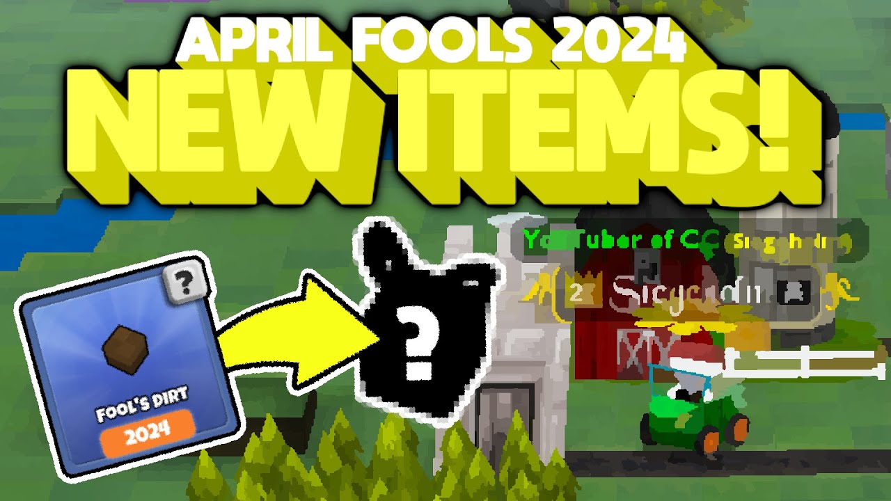 APRIL FOOLS 2024 Has Brand NEW Items! - YouTube