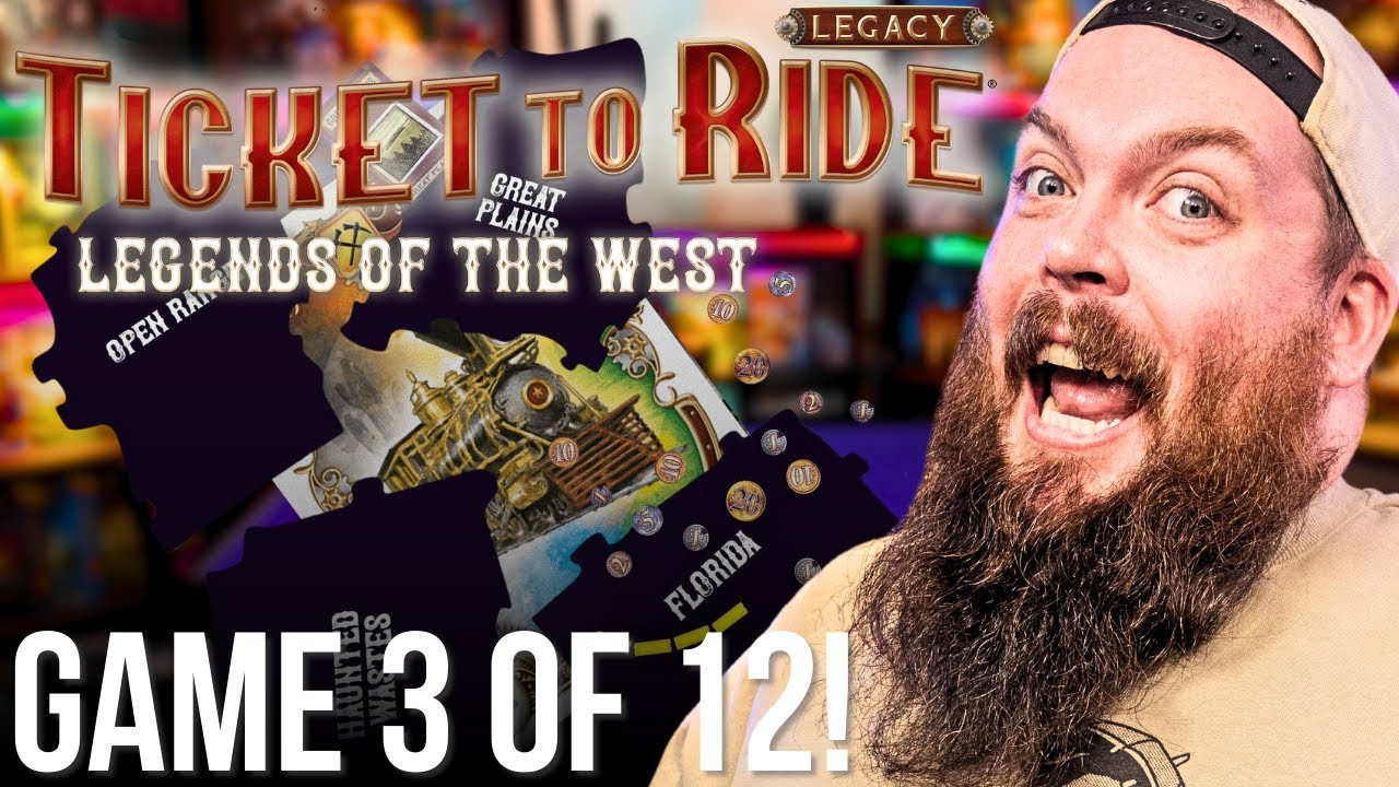 Expanding New Frontiers! - Ticket To Ride Legacy Game 3! - YouTube