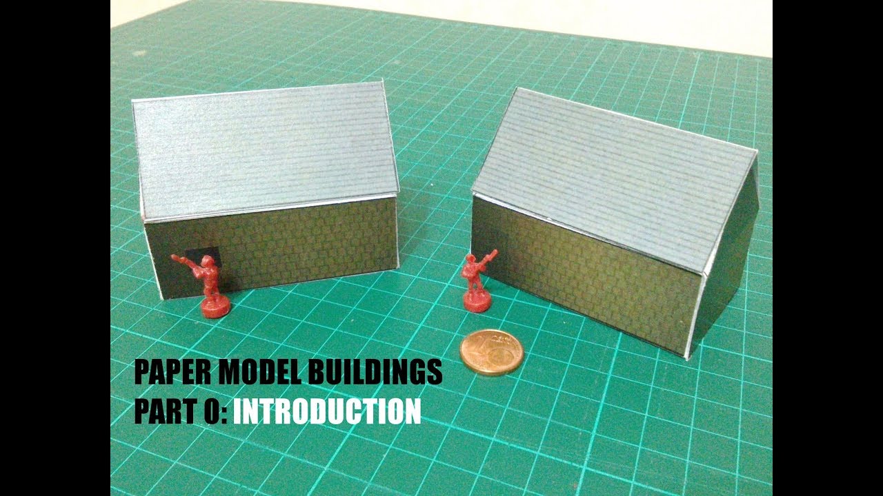 Paper model buildings part 0: Introduction - YouTube