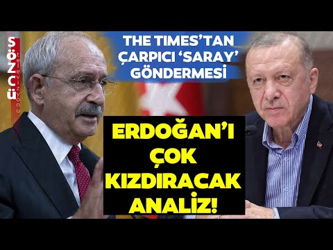The Times'tan Erdoğan'ı Çok Kızdıracak Analiz! Saray Vurgusu Gündem Olacak