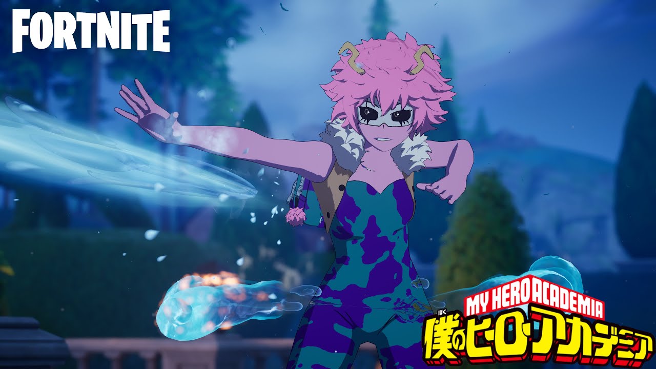 Mina Ashido with Waterbending Mythic Gameplay | Fortnite - YouTube