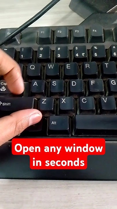 shortcut to open any program, application Window #asmr #windows #computer #keyboard - YouTube