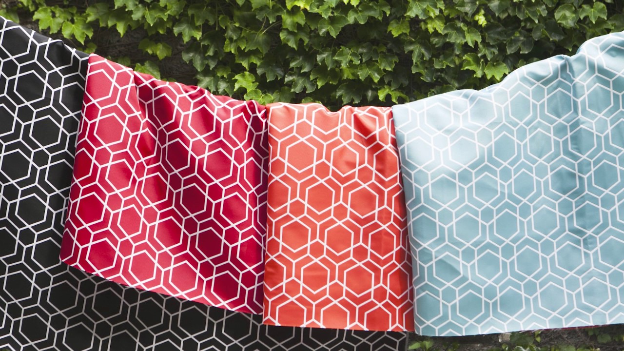 ALL WEATHER FABRICS QUAKER DECOR - YouTube
