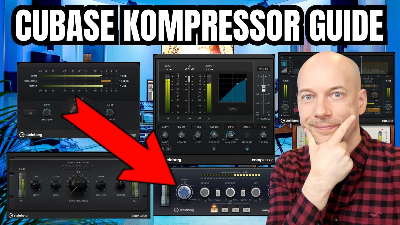 My favorite compressors in Cubase: This is how I use them specifically ...