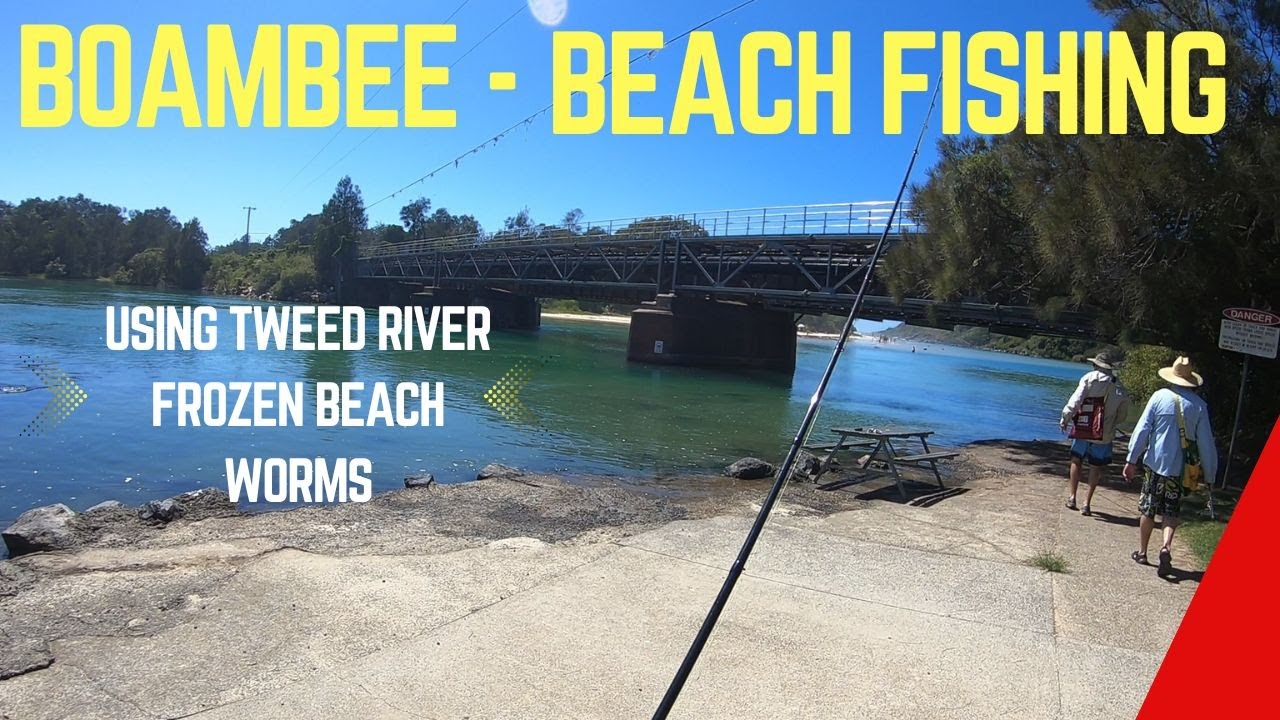 Boambee Beach Fishing, see how frozen bait works! - YouTube