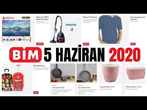 BİM 5 HAZİRAN 2020 I AKTÜEL ÜRÜNLER KATALOĞU - BİM İNDİRİMLERİ - BİM'E NELER GELECEK -  TEKLİ SUNUM