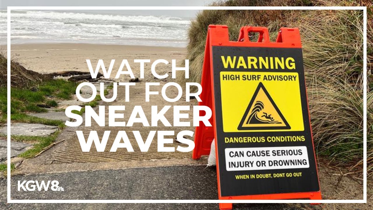 Sneaker wave alert for Oregon, southern Washington coast - YouTube