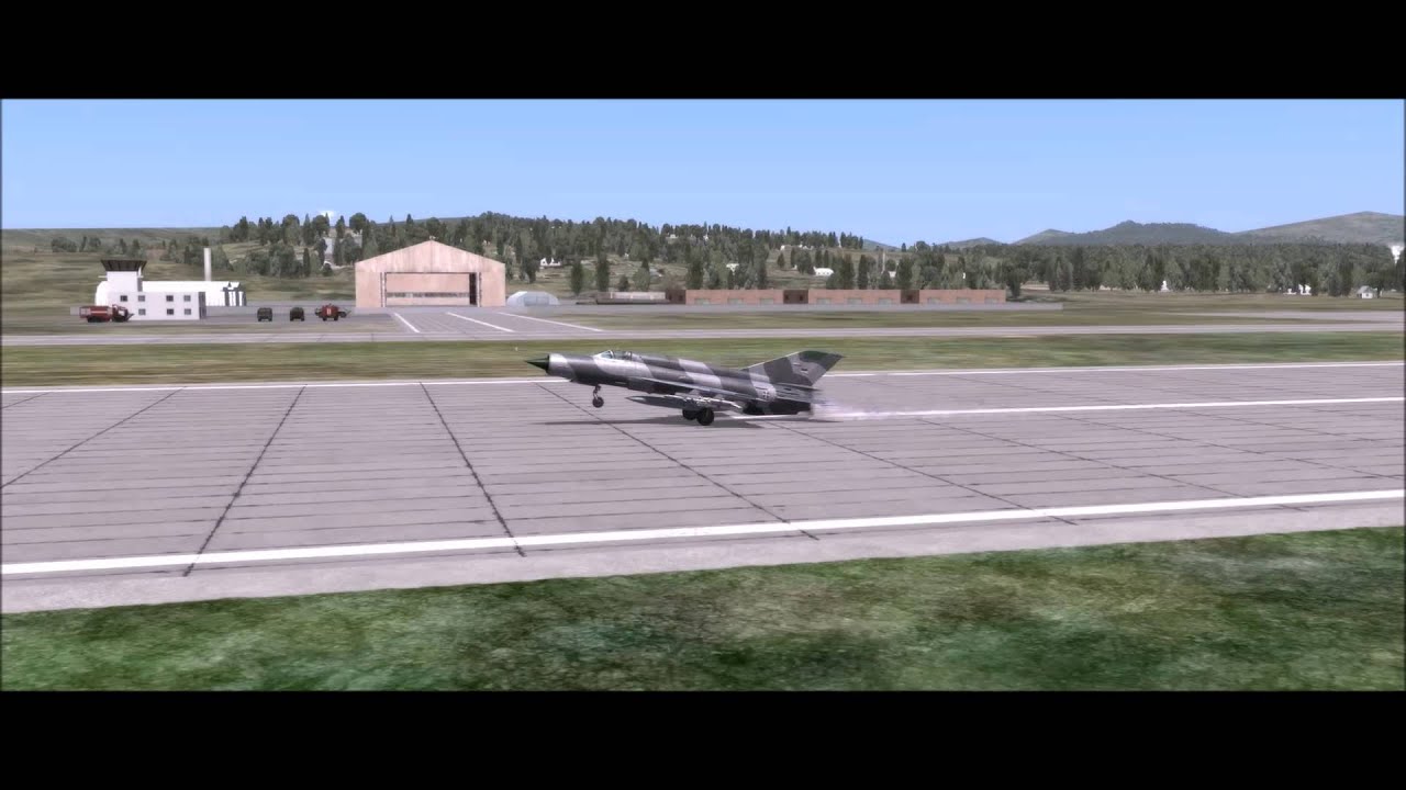 DCS Mig-21 Take-Off - YouTube