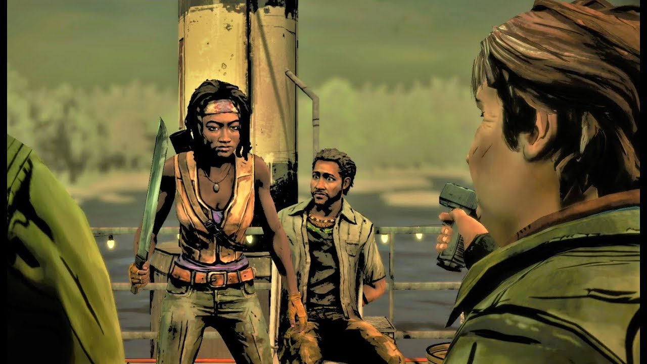 Michonne Escapes Monroe (Telltale's TWD) - YouTube