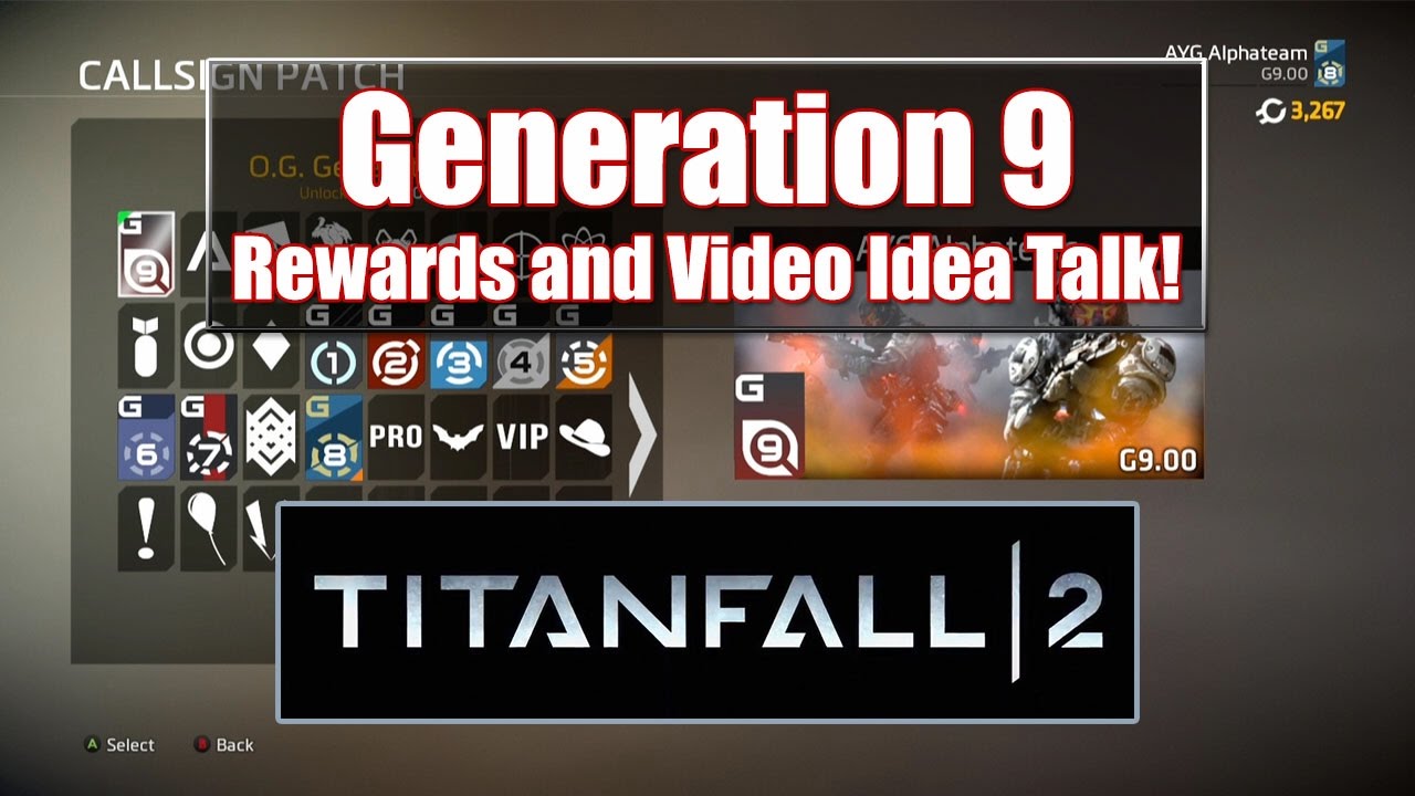 Titanfall 2 Generation 9 Rewards and Talk! - YouTube