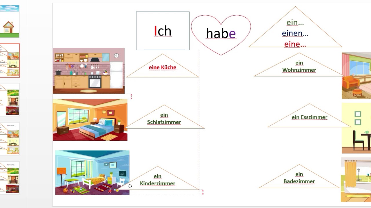 Mein Zuhause -Zimmer des Hauses - YouTube