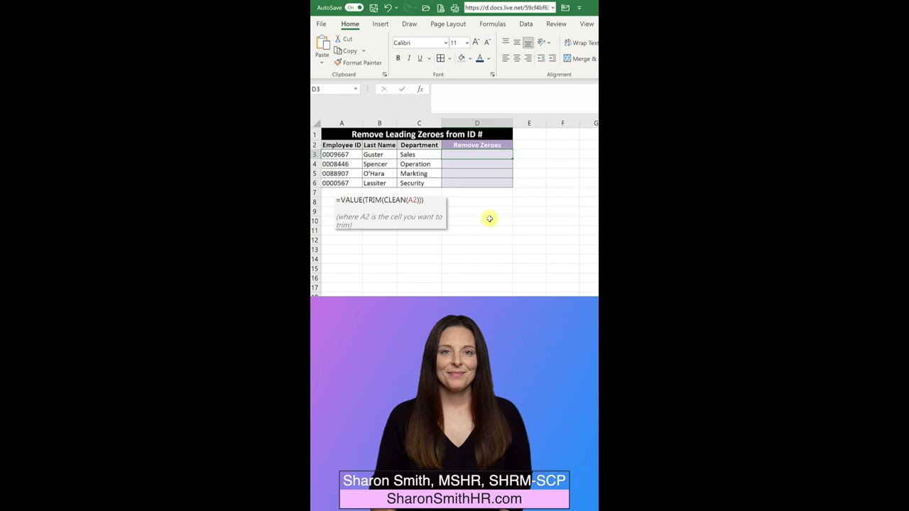 How To Remove Leading Zeros In Excel Shorts YouTube How To Remove Leading Zeros In Excel Shorts YouTube