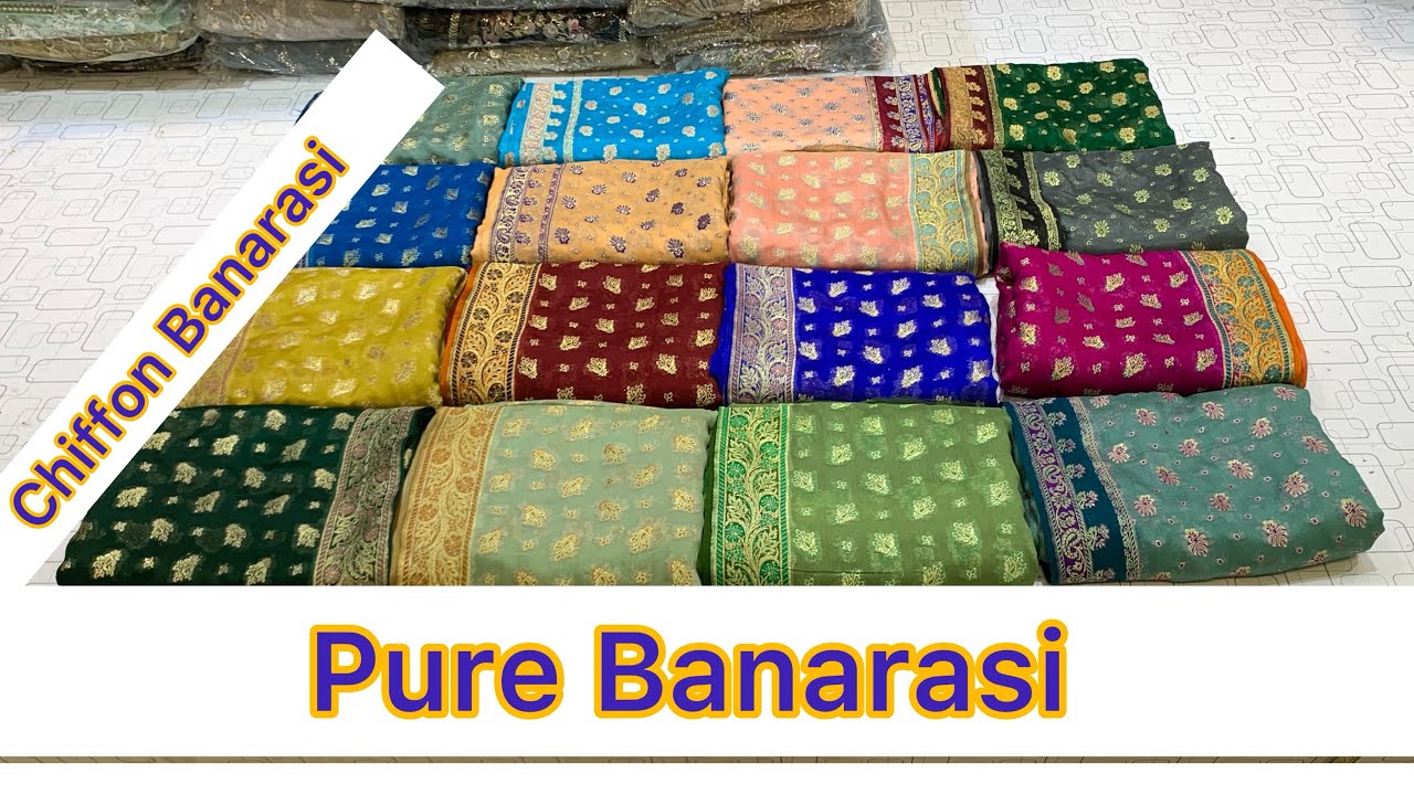 Pure Banarasi Collection | Pure Chiffon Banarasi | Party Wear Pakistani ...