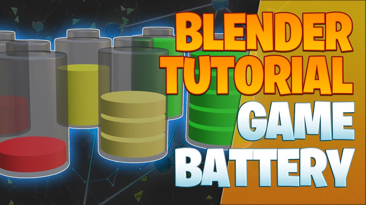 Game battery - Blender Tutorial - YouTube