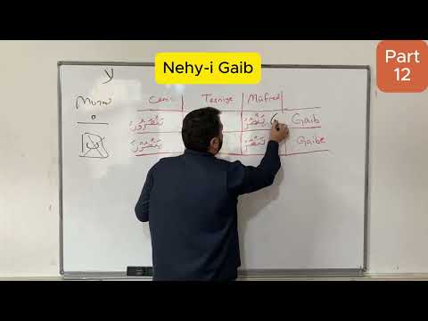 Sarf İlmi: Nehy-i Ğaib'in Yapılışı Part 12 #sarf#arapça#dil