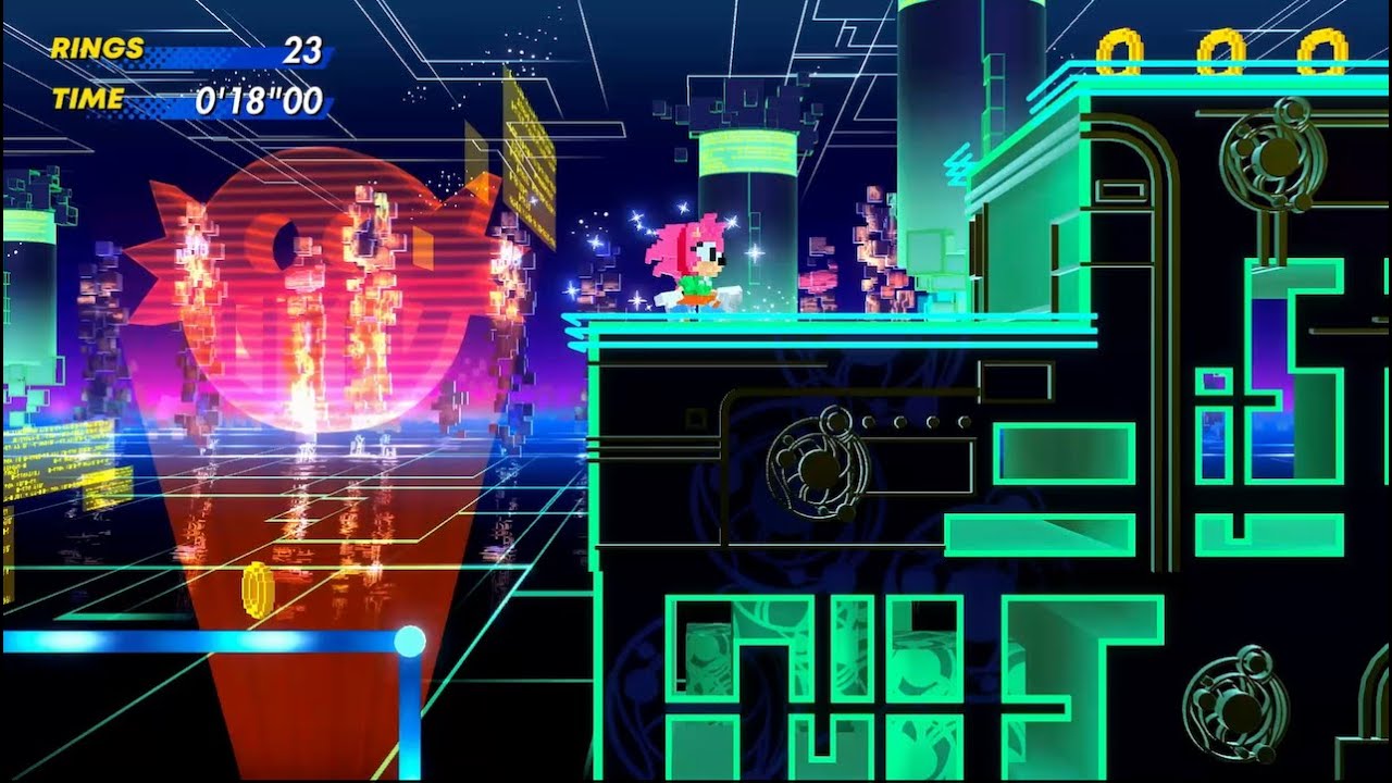 Sonic Superstars: Cyber Station Zone (Amy) [1080 HD] - YouTube